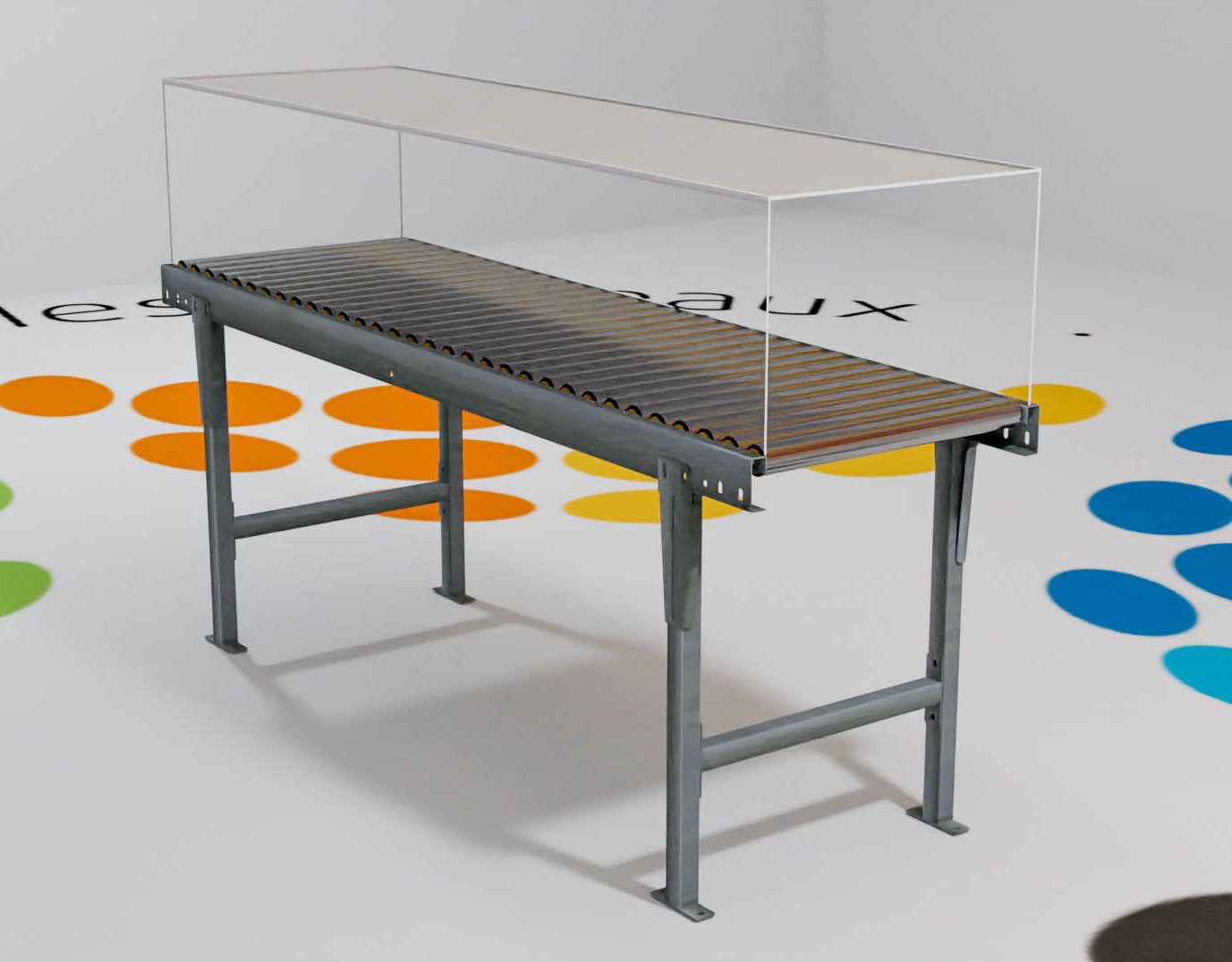 Carter de protection en plexi pour convoyeurs SOMEFI